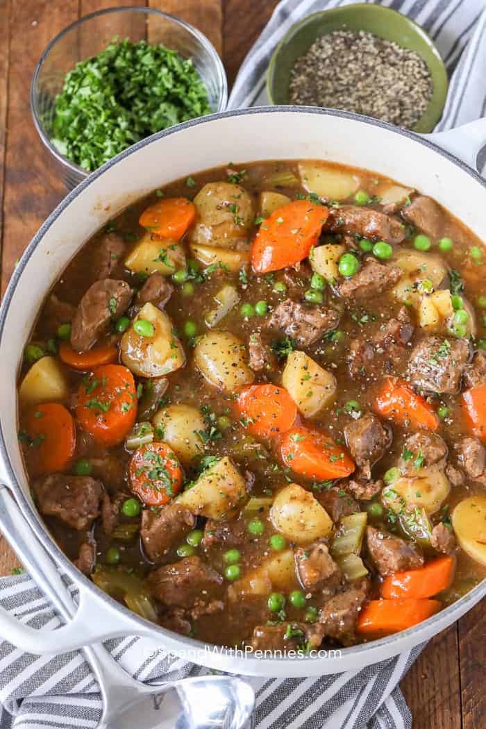 Can I use water instead of broth beef stew?