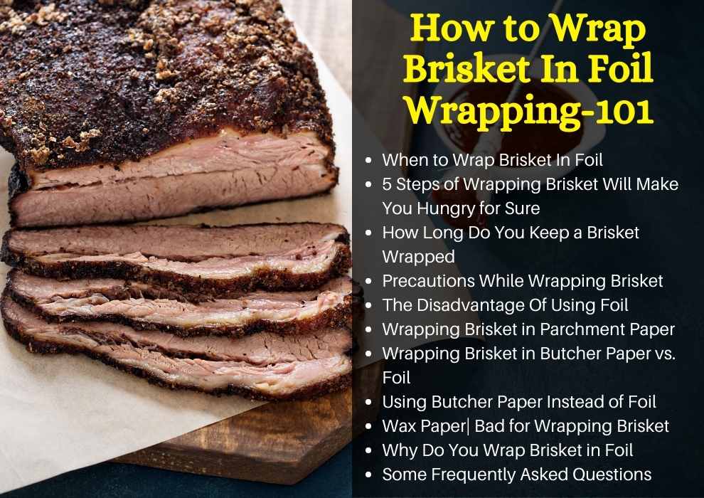 Can I use wax paper to wrap brisket?