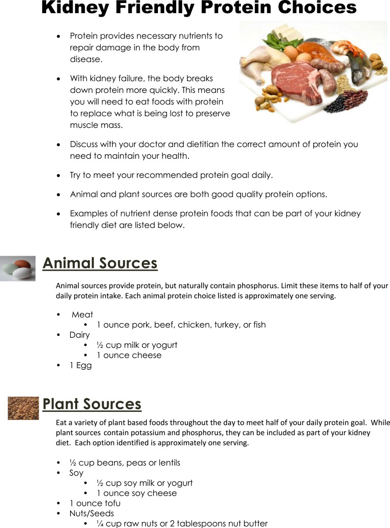 Can kidney disease patients eat protein?