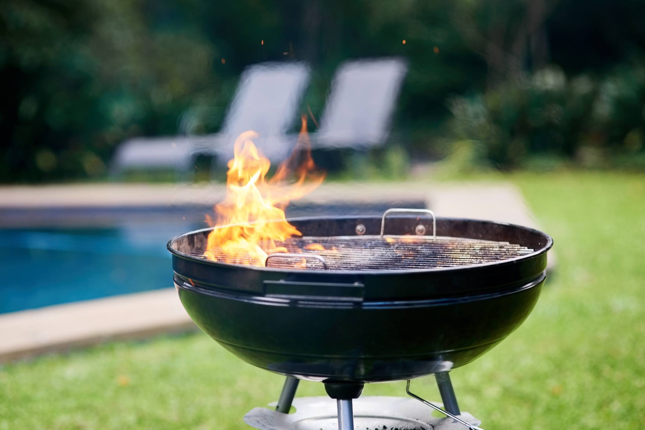 Can leaving the grill on cause a fire?