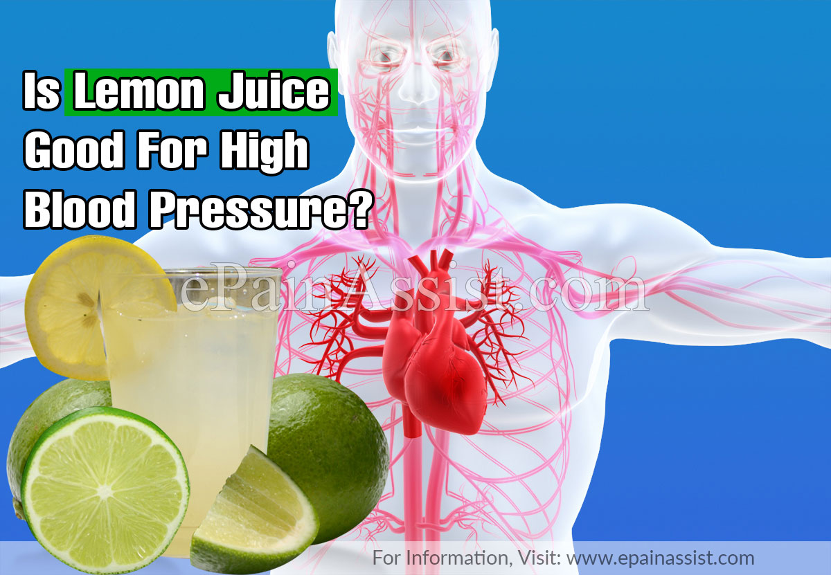 Can lemon reduce high blood pressure?