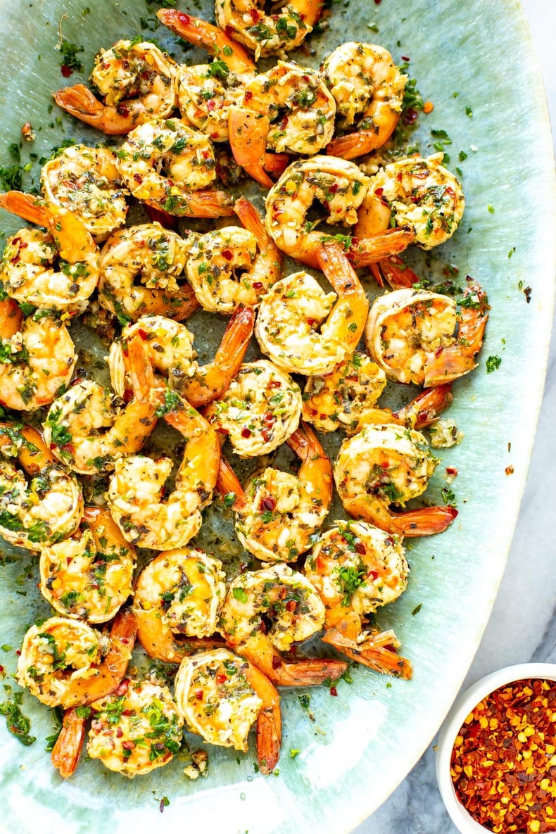 Can marinated shrimp be frozen?
