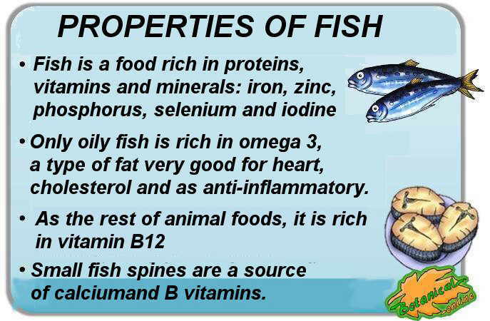Can mineral iron be found in fish?