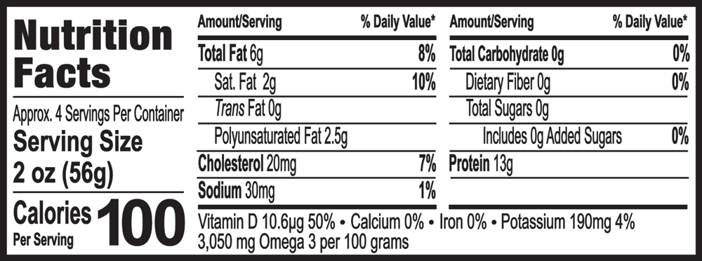 Can of albacore tuna nutrition?