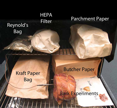 Can parchment paper be used in smoker?