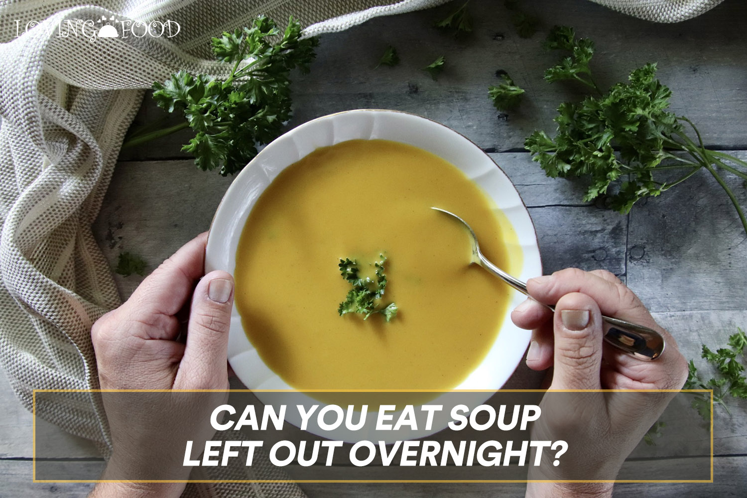 Can pea soup sit out overnight?