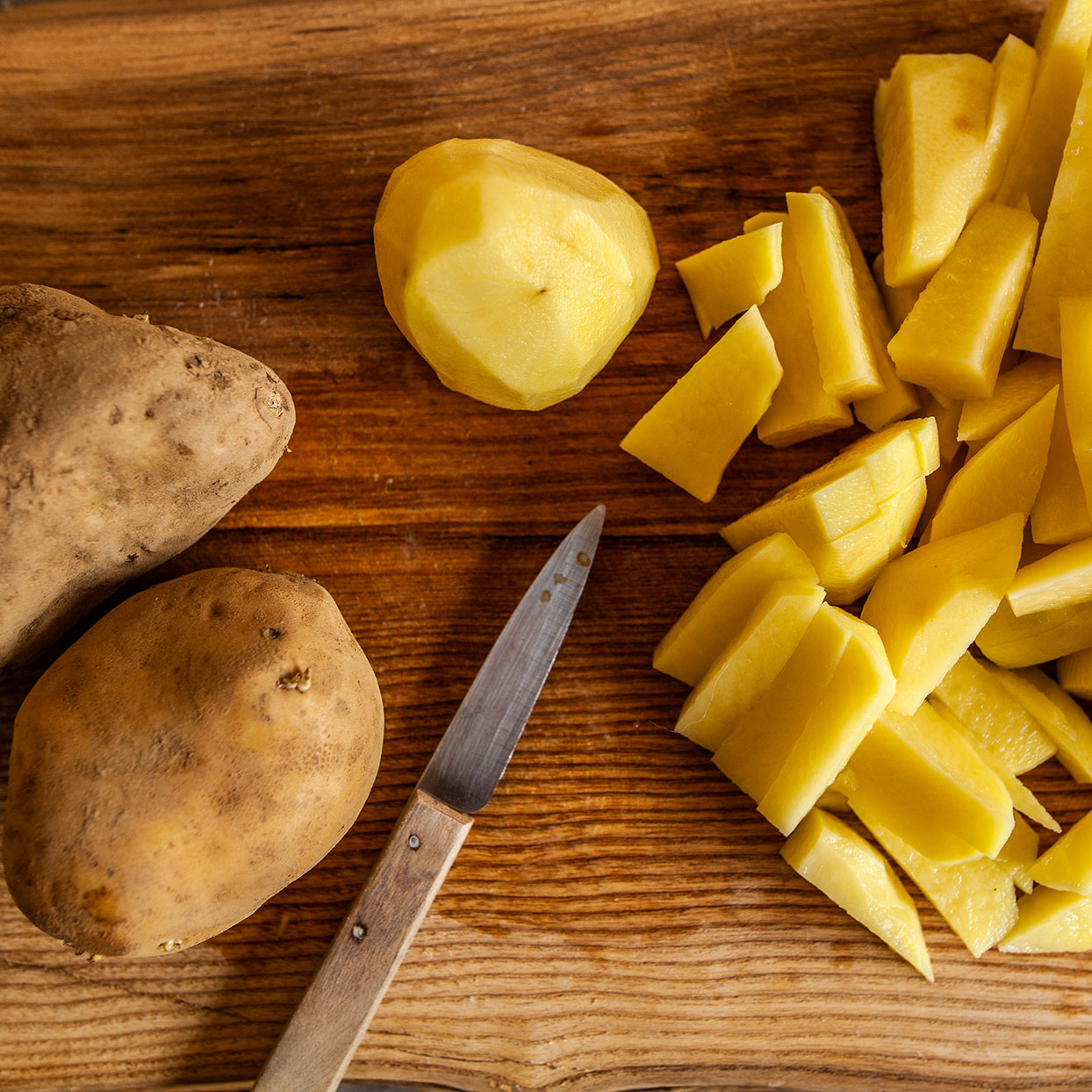 Can potatoes be frozen after cooking?