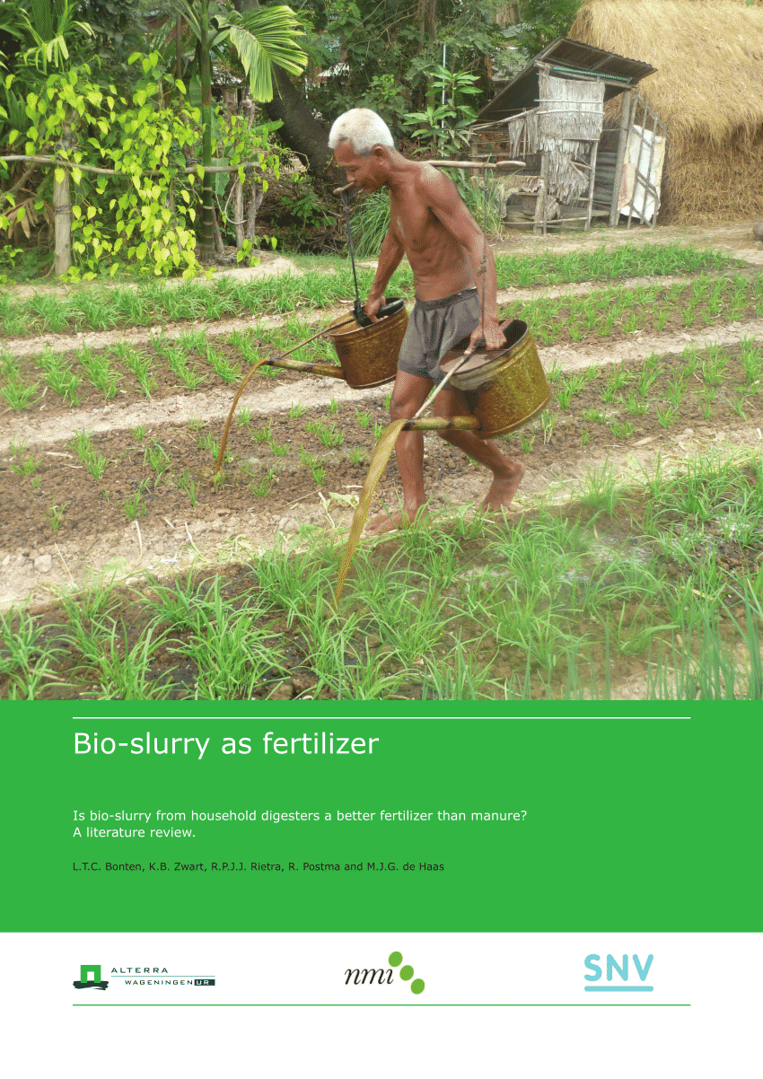 Can slurry be used as fertilizer?