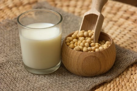 Can vegan people drink soy milk?