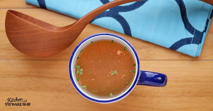 Can we drink chicken broth directly?