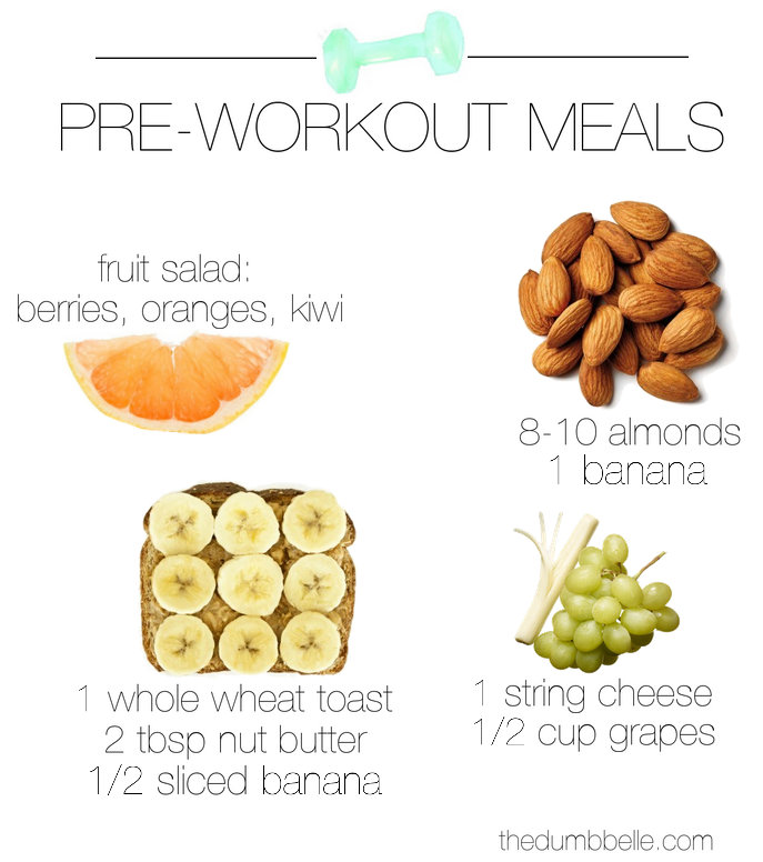 Can we eat almonds in pre-workout?