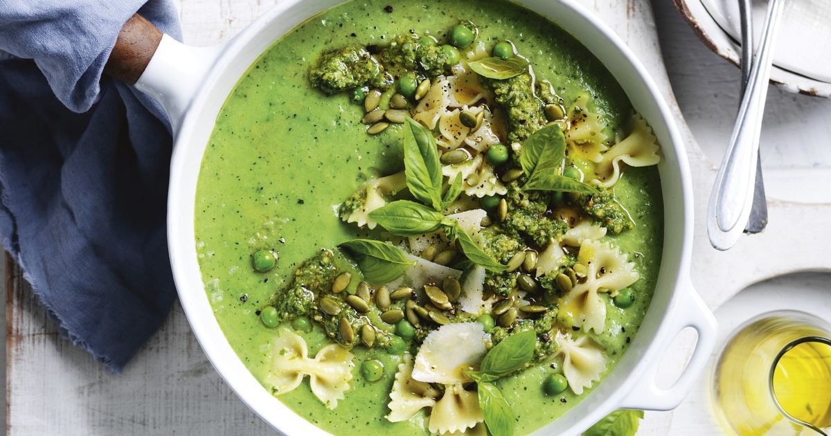 Can you add pesto to soup?