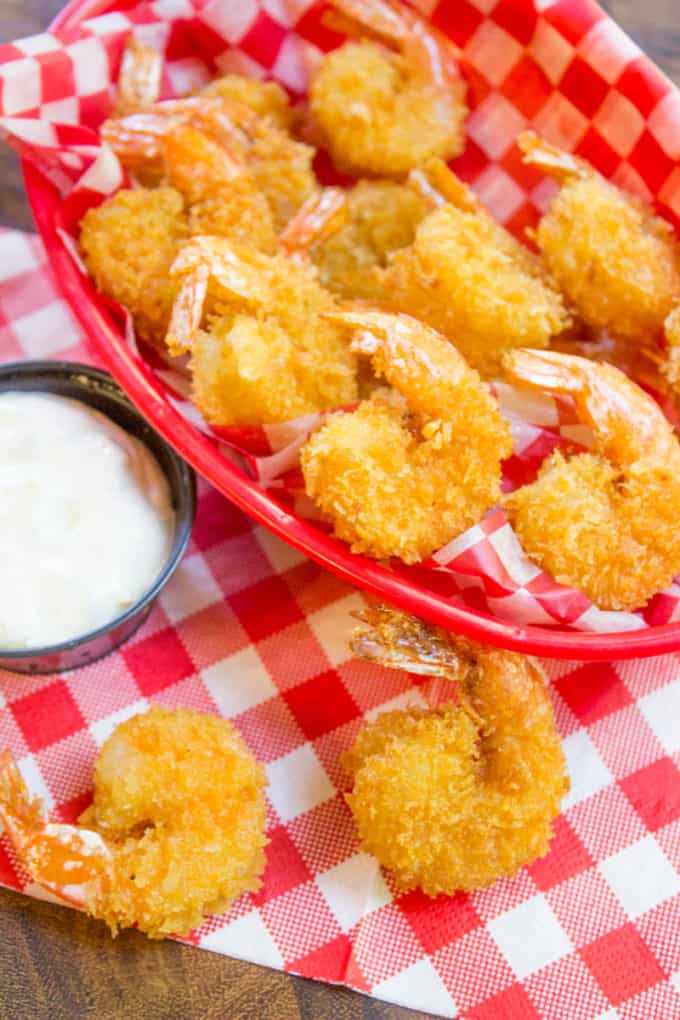 Can you batter and fry frozen shrimp?