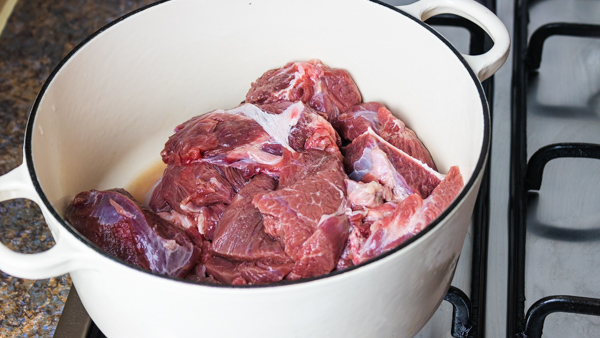 Can you boil meat before frying?