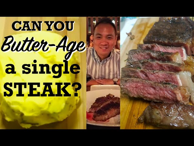 Can you butter age a single steak?