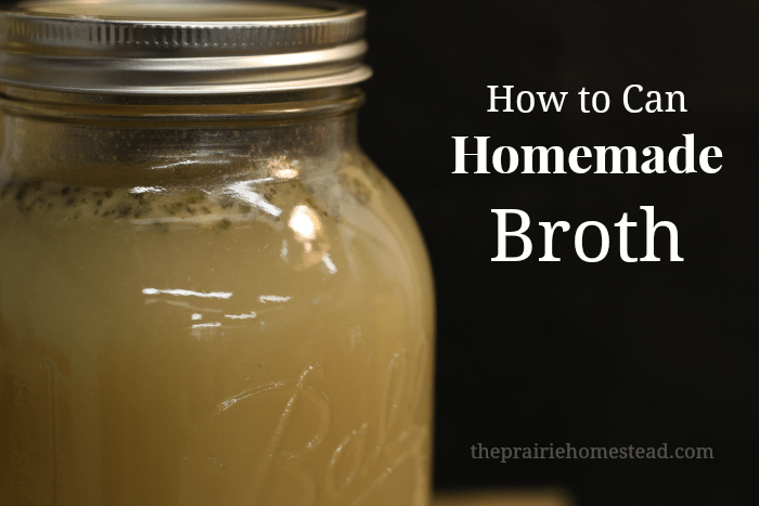 Can you can chicken broth in a water bath?