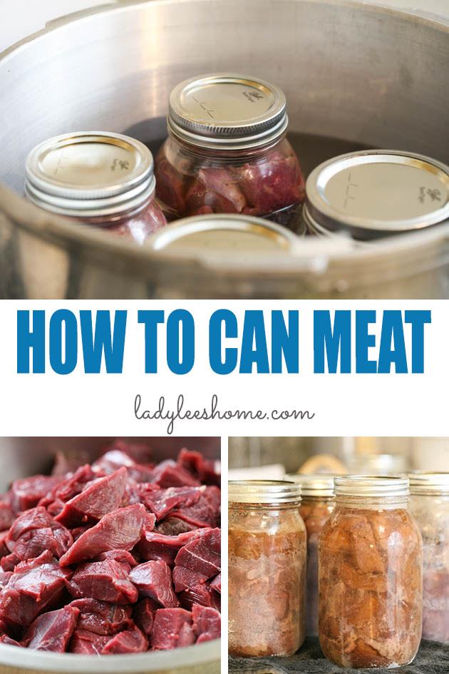 Can you can meat without liquid?