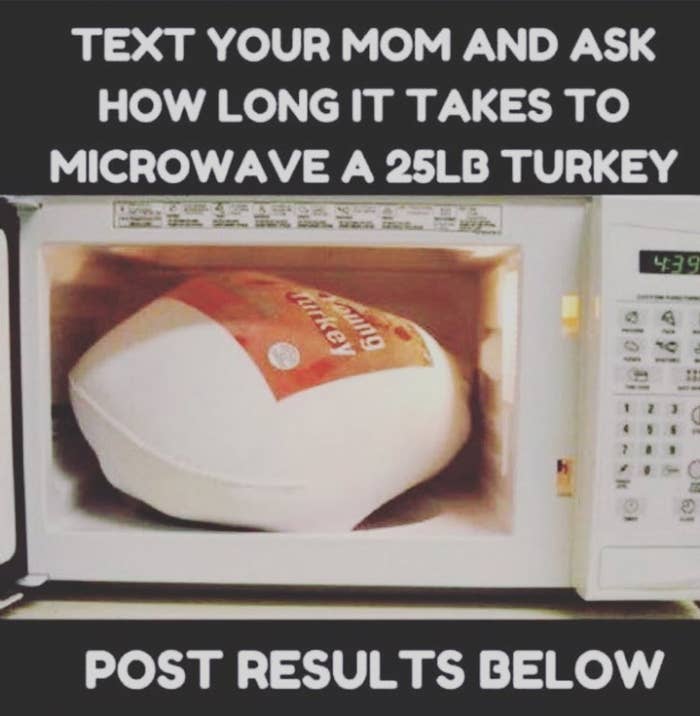 Can you cook a 25 pound turkey in the microwave?