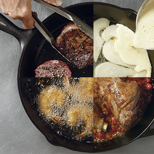 Can you cook everything in a cast iron skillet?