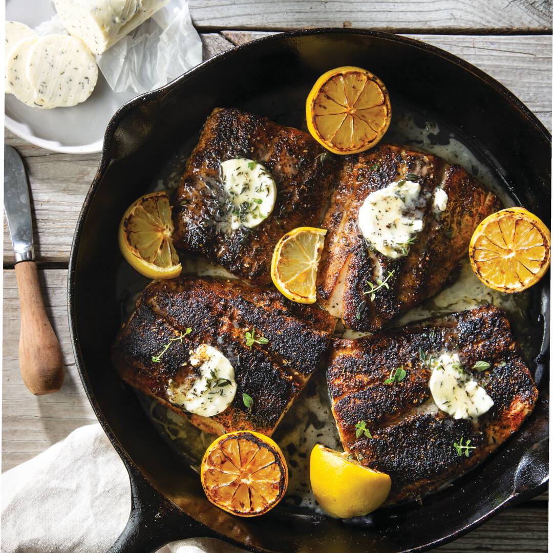 Can you cook fish in a cast iron skillet?