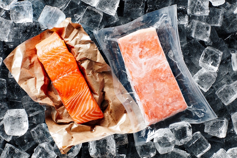 Can you cook frozen fish in stock?