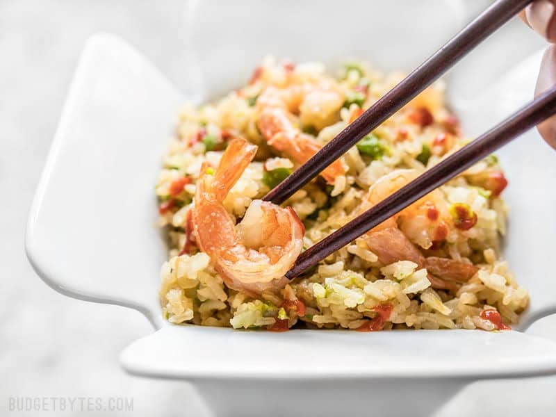 Can you cook frozen shrimp in a rice cooker?