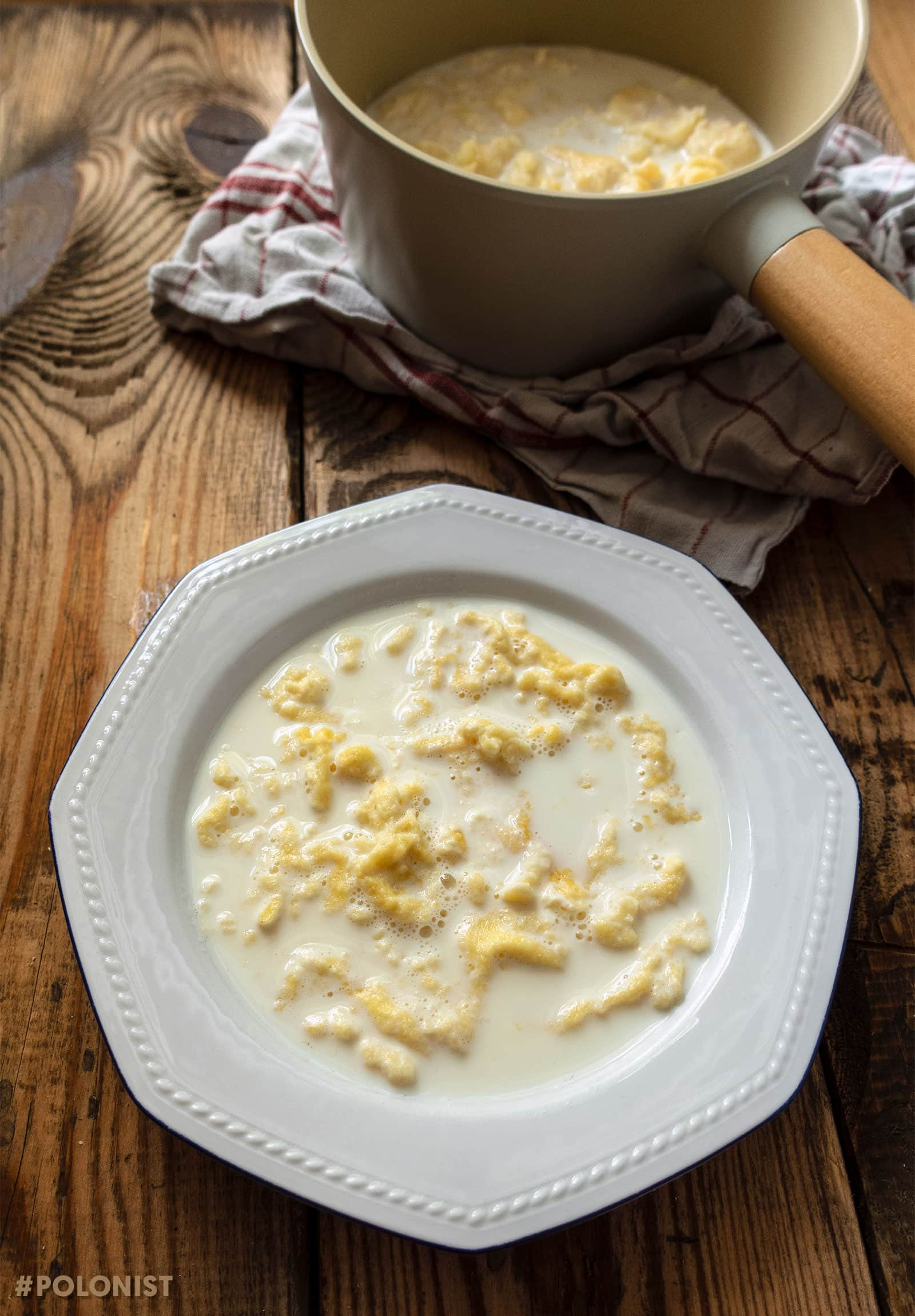 Can you cook milk in soup?