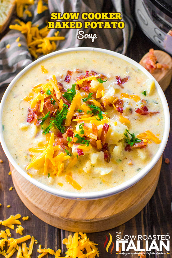 Can you cook potato soup in a crock pot?