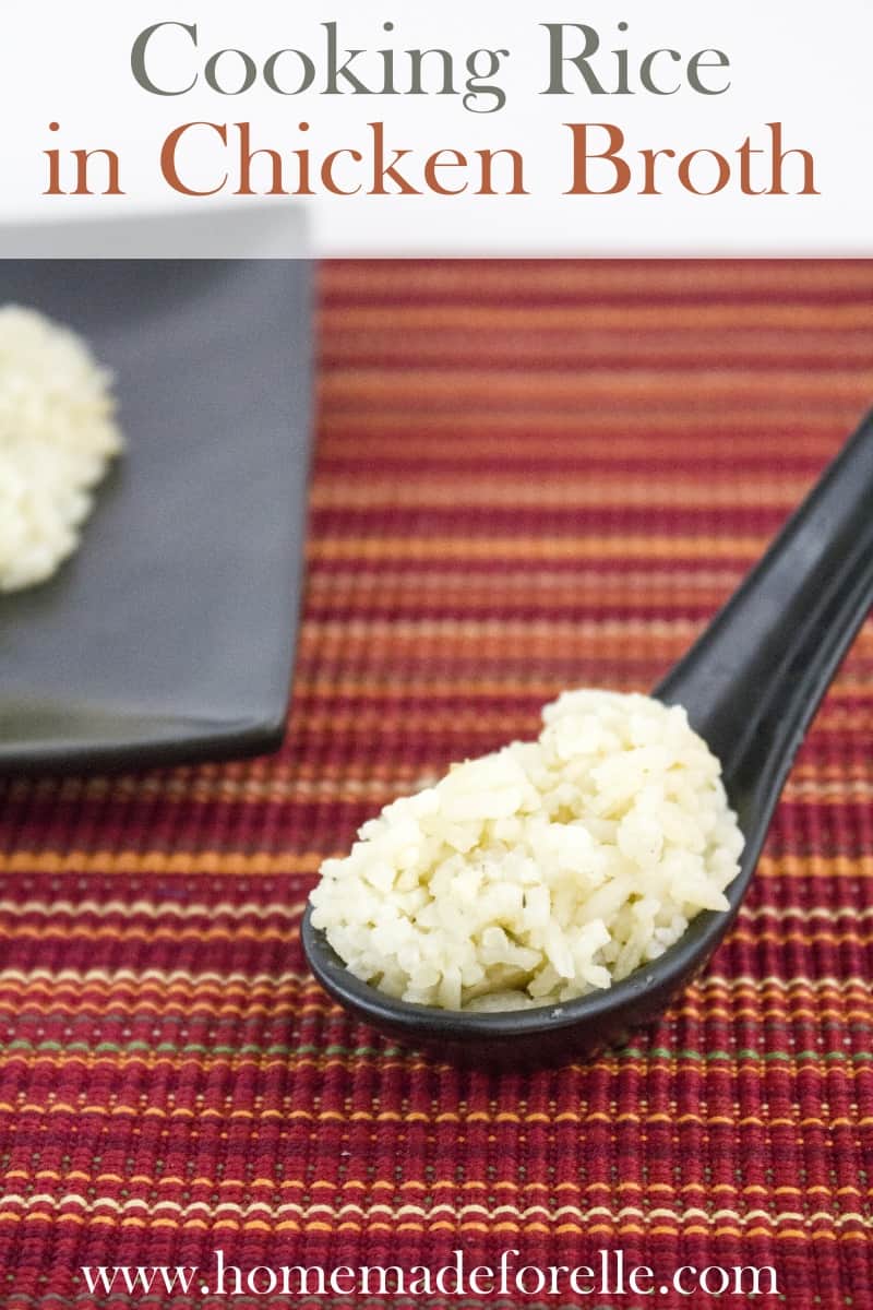 Can you cook rice in broth instead of water?