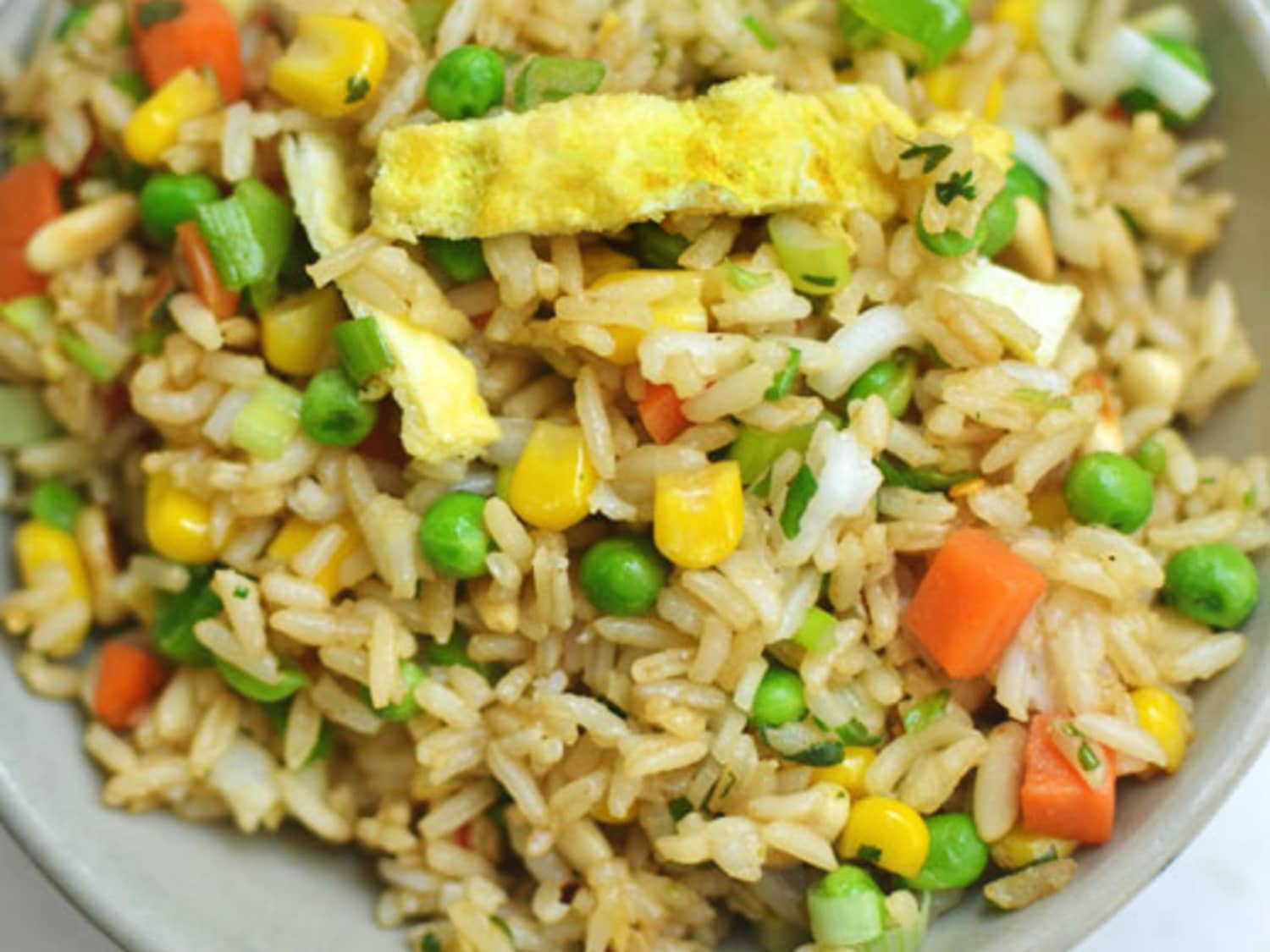 Can you cook rice the day before making it fried rice?