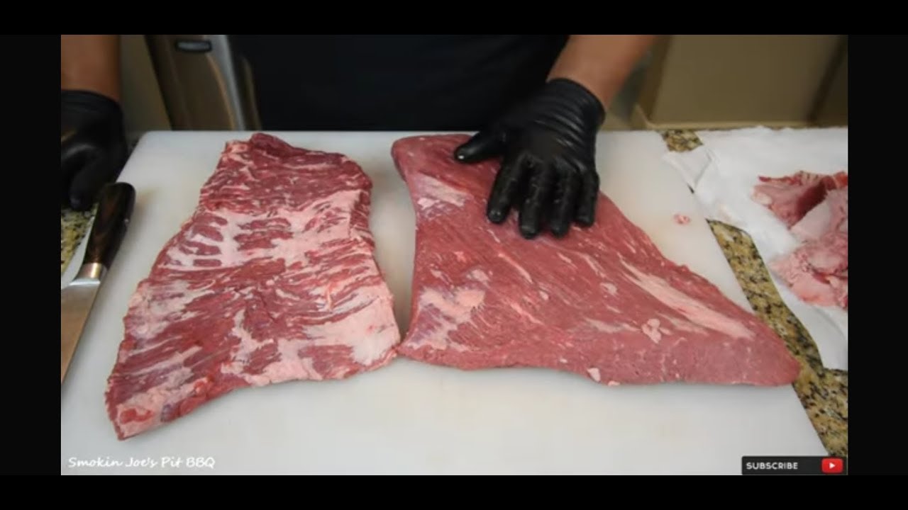 Can you cut brisket in half before smoking?