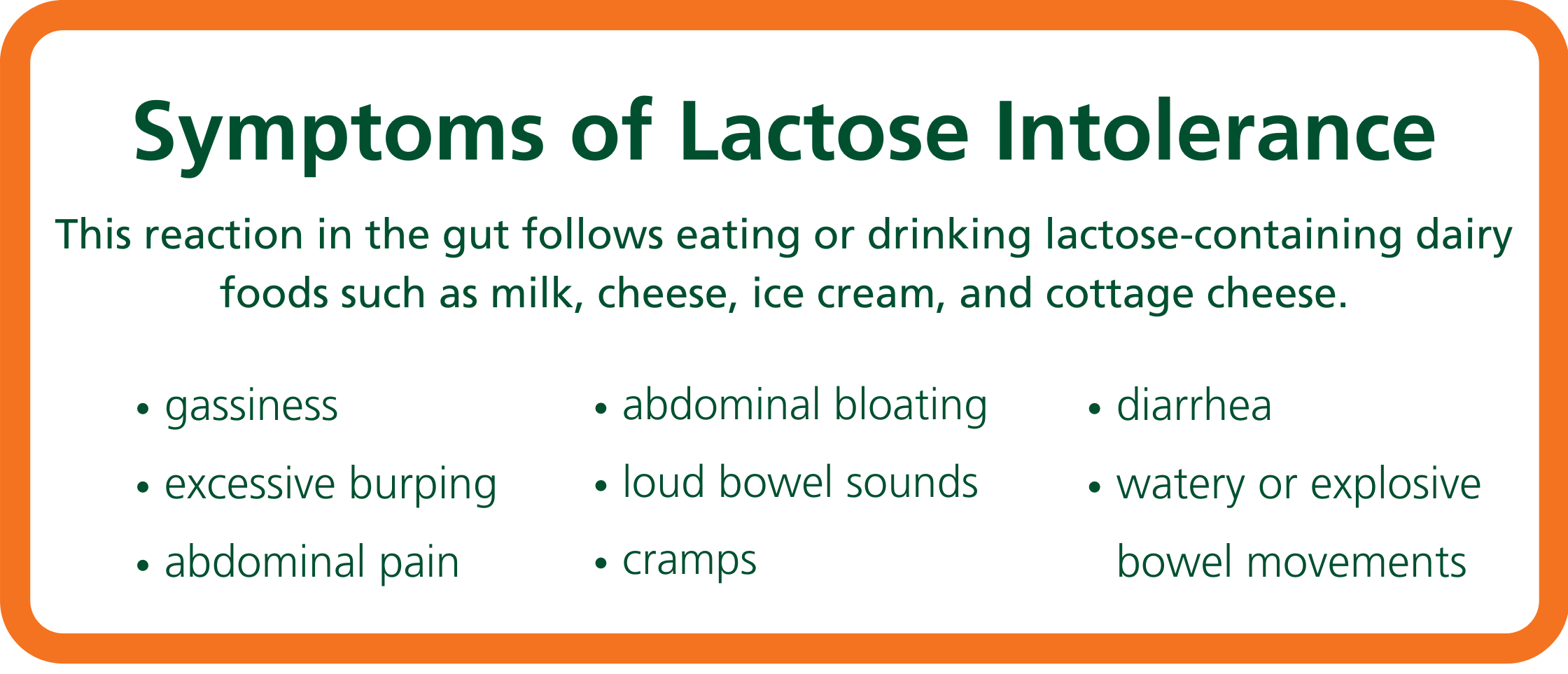 Can you develop sudden lactose intolerance?