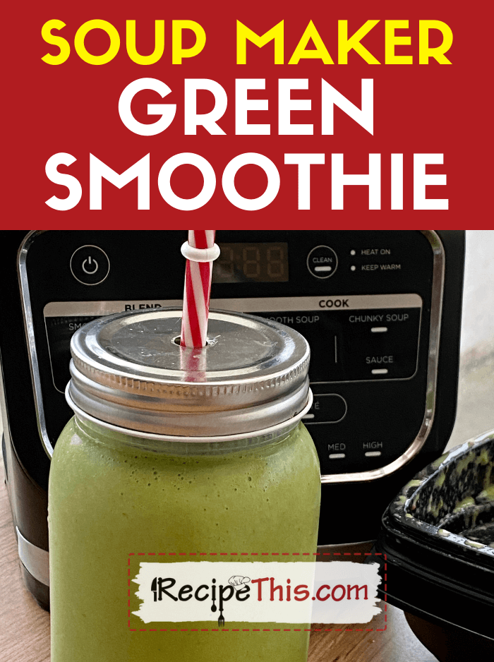 Can you do smoothies in a soup maker?