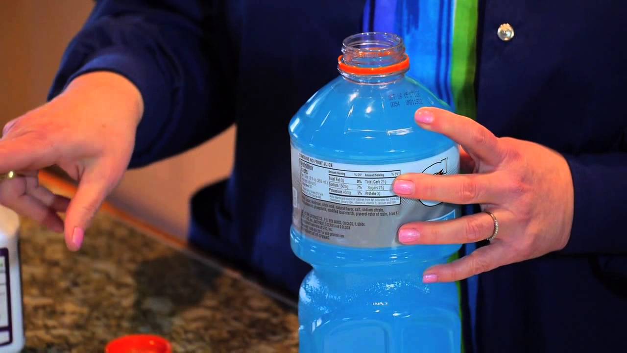 Can you drink blue Gatorade the day before a colonoscopy?