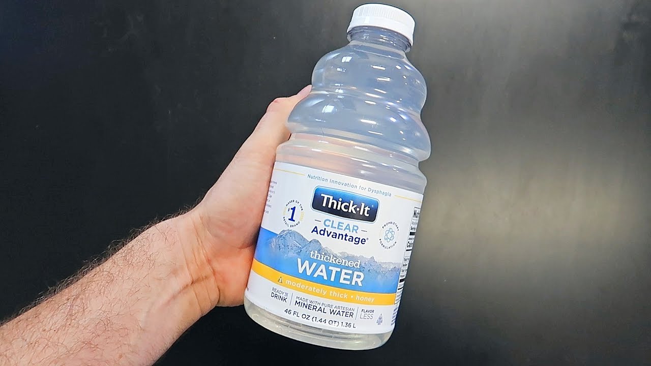 Can you drink thick water?