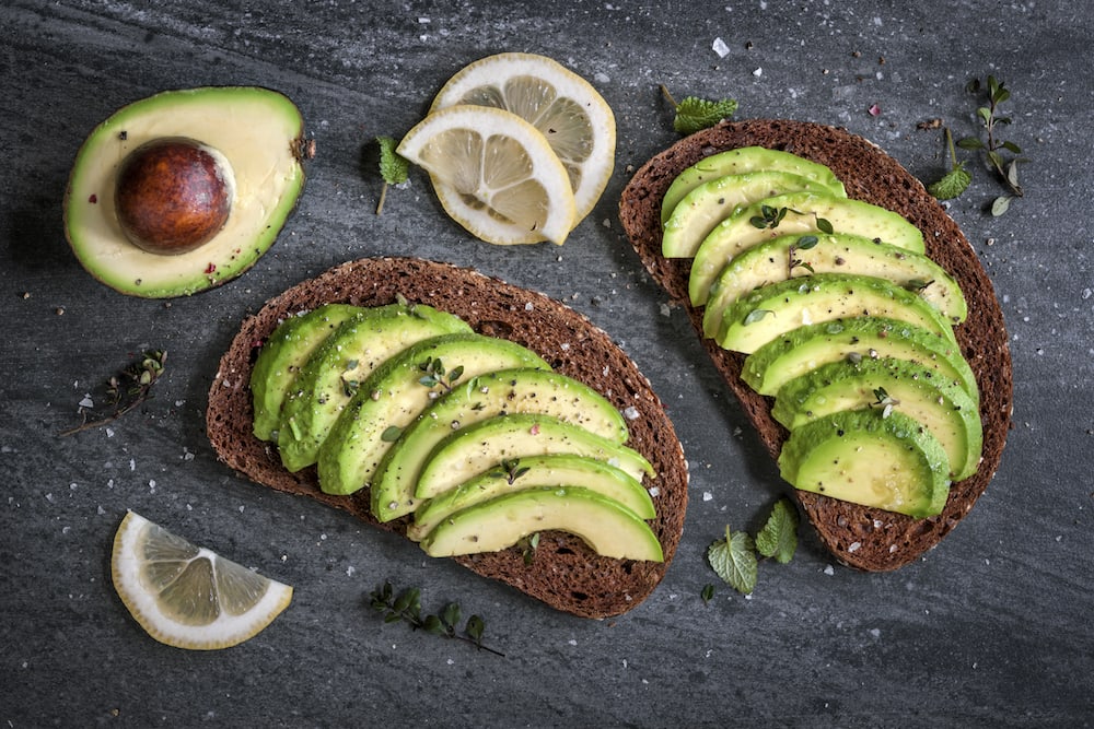 Can you eat avocados while running?