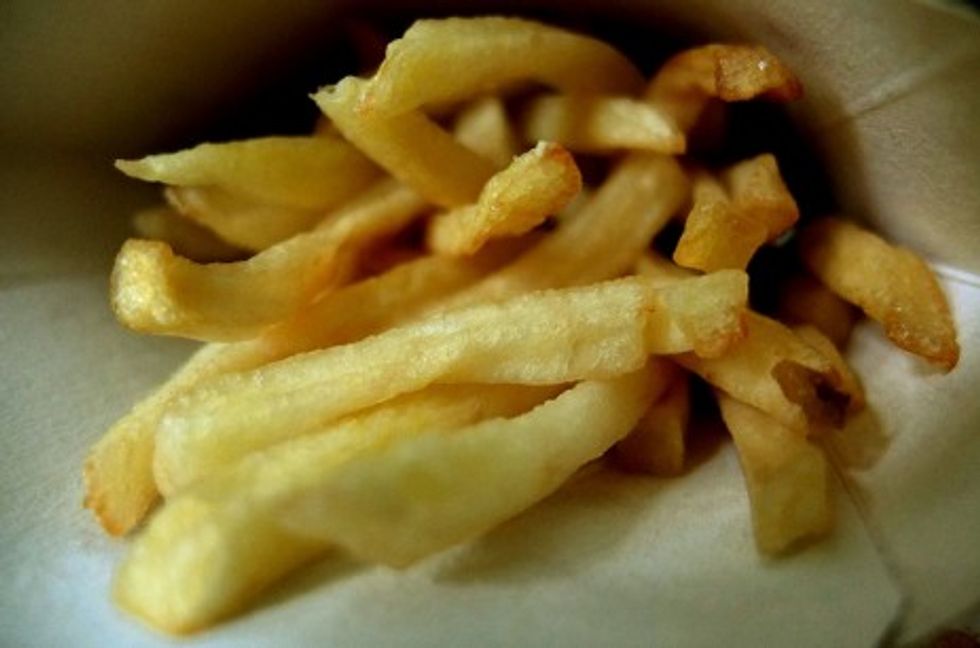 Can you eat french fries on the Mediterranean diet?