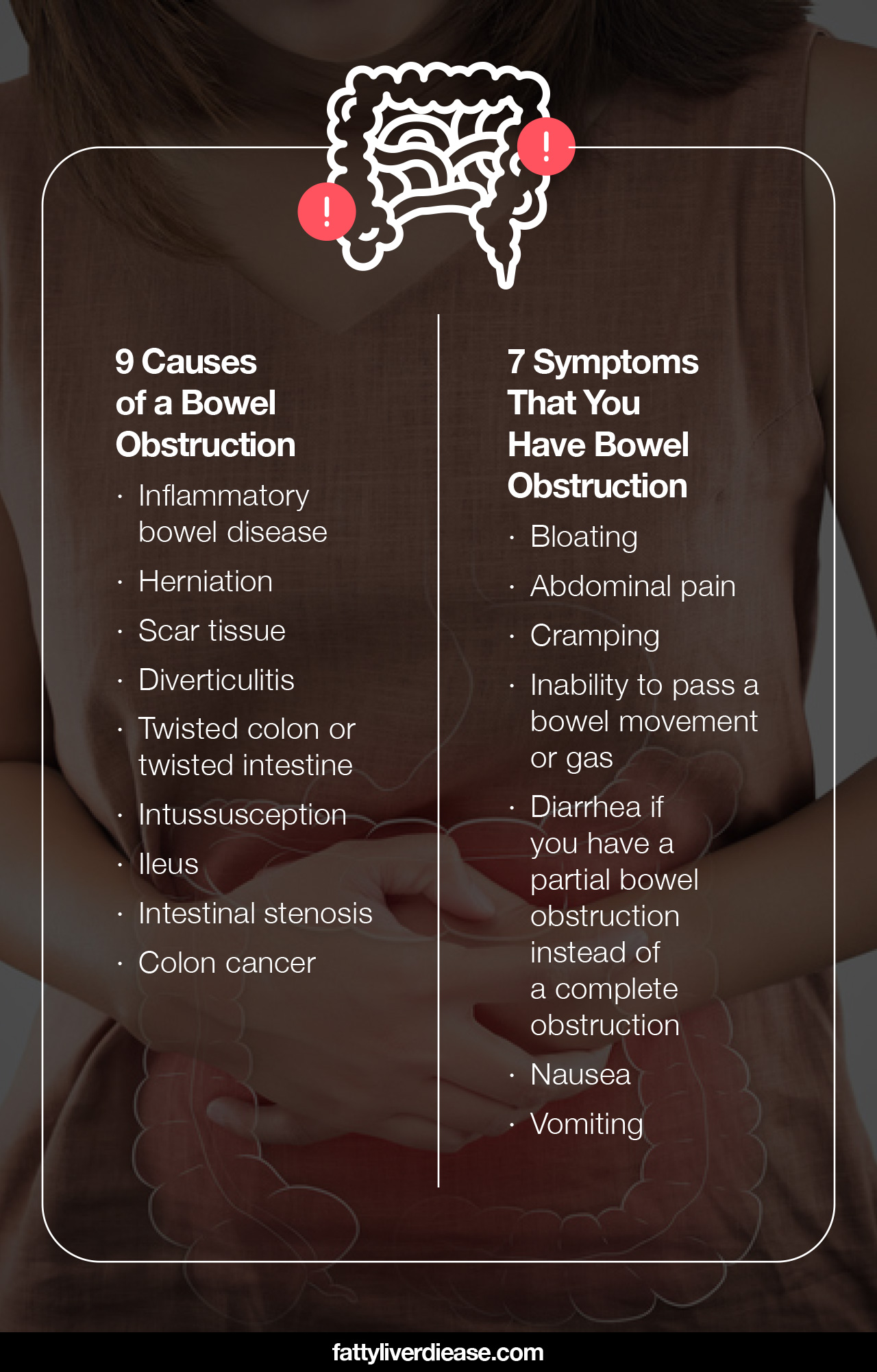 Can you eat if you have a blockage?