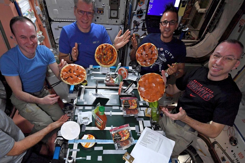 Can you eat pizza in space?