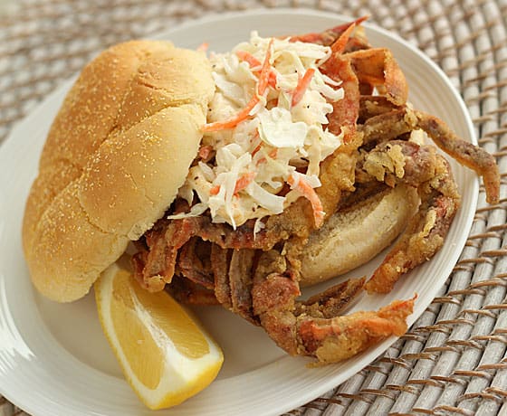 Can you eat soft shell crab cold?