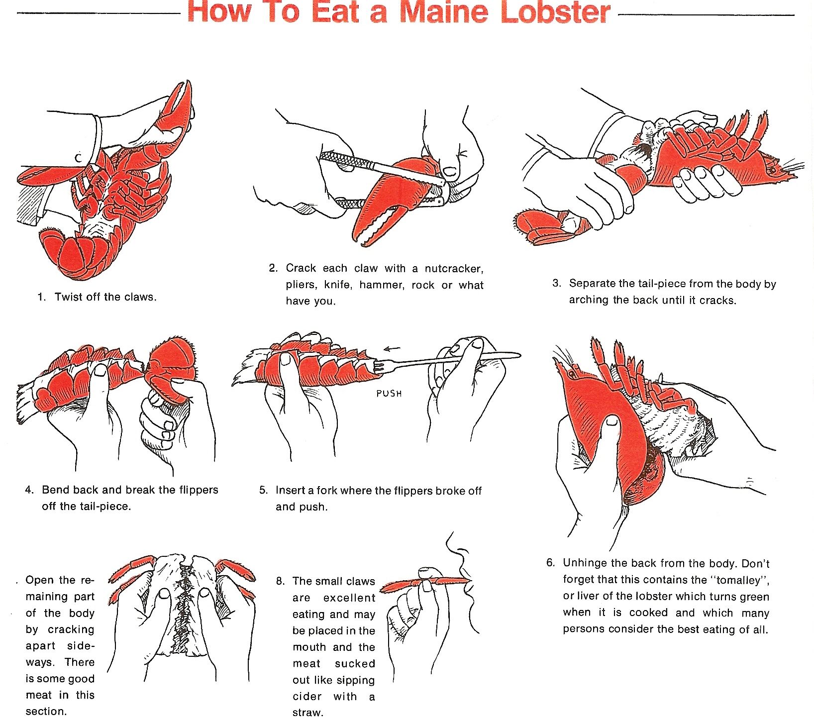 Can you eat the claws of a lobster?