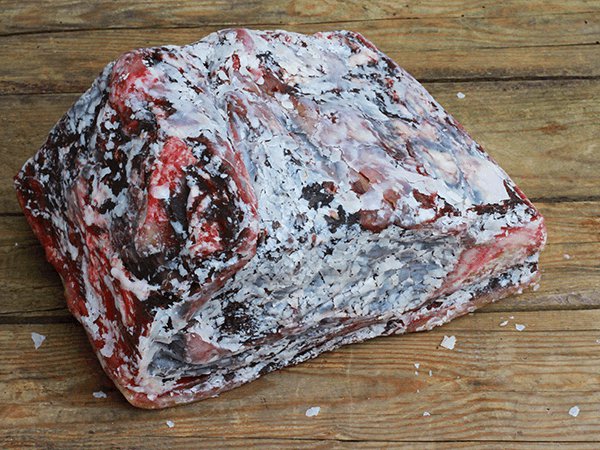 Can you eat the crust on dry-aged beef?