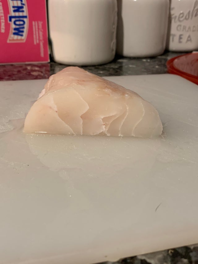 Can you eat the white skin on cod?