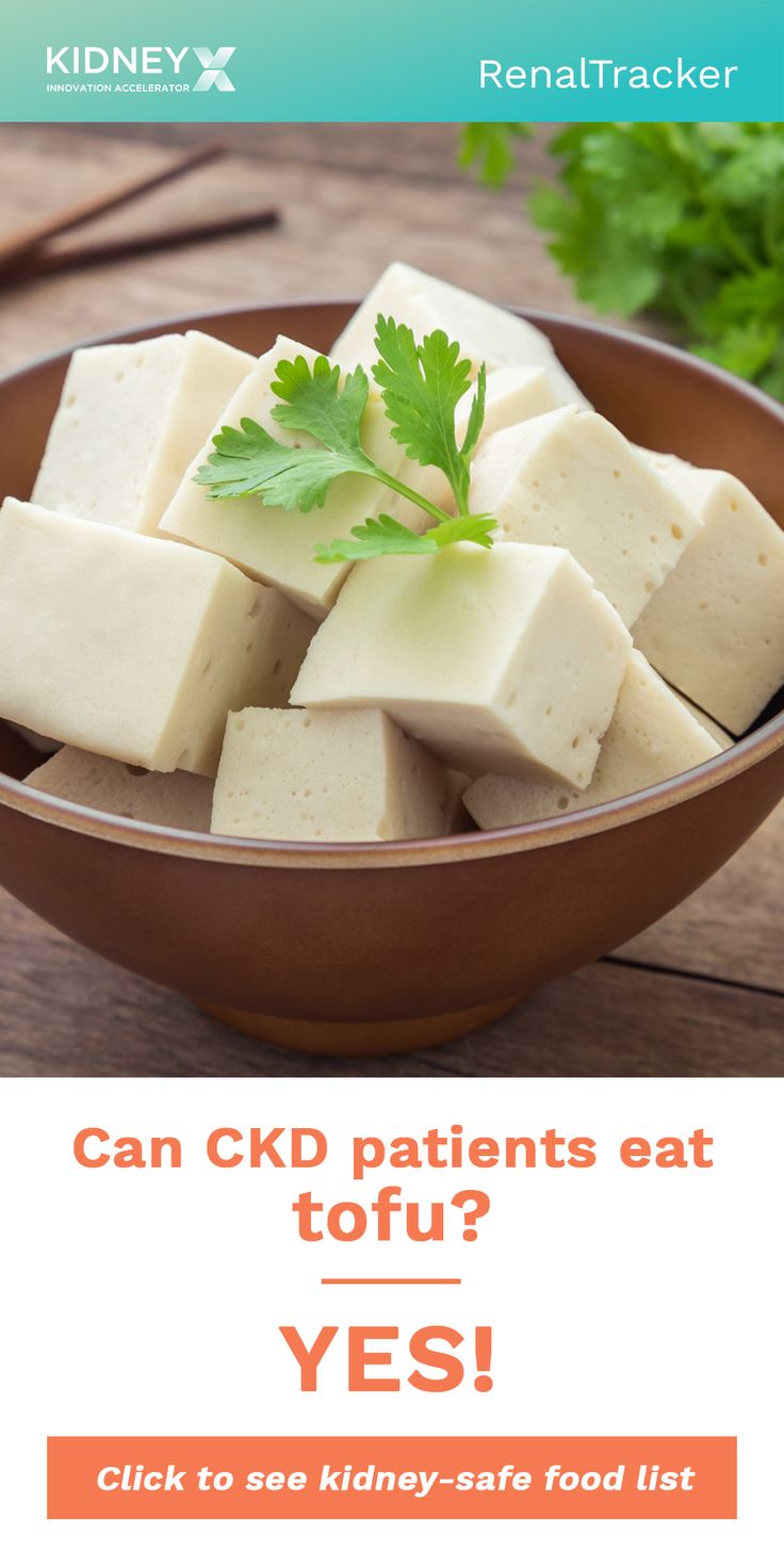 Can you eat tofu on a renal diet?