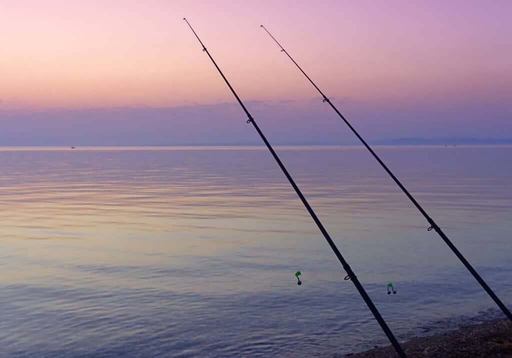 Can you fish with 3 rods in California?