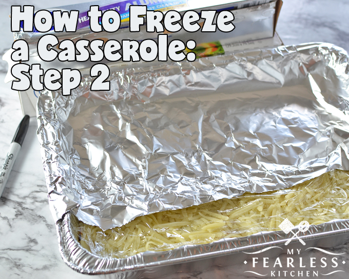 Can you freeze a casserole in an aluminum foil pan?