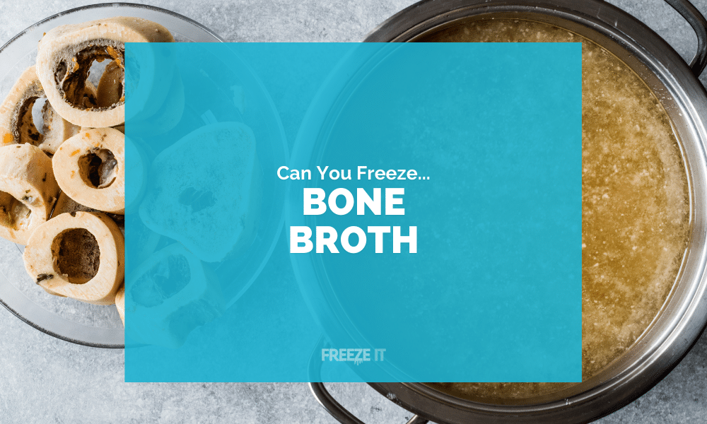 Can you freeze bones before making bone broth?