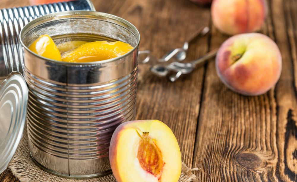 Can you freeze canned fruit in the can?