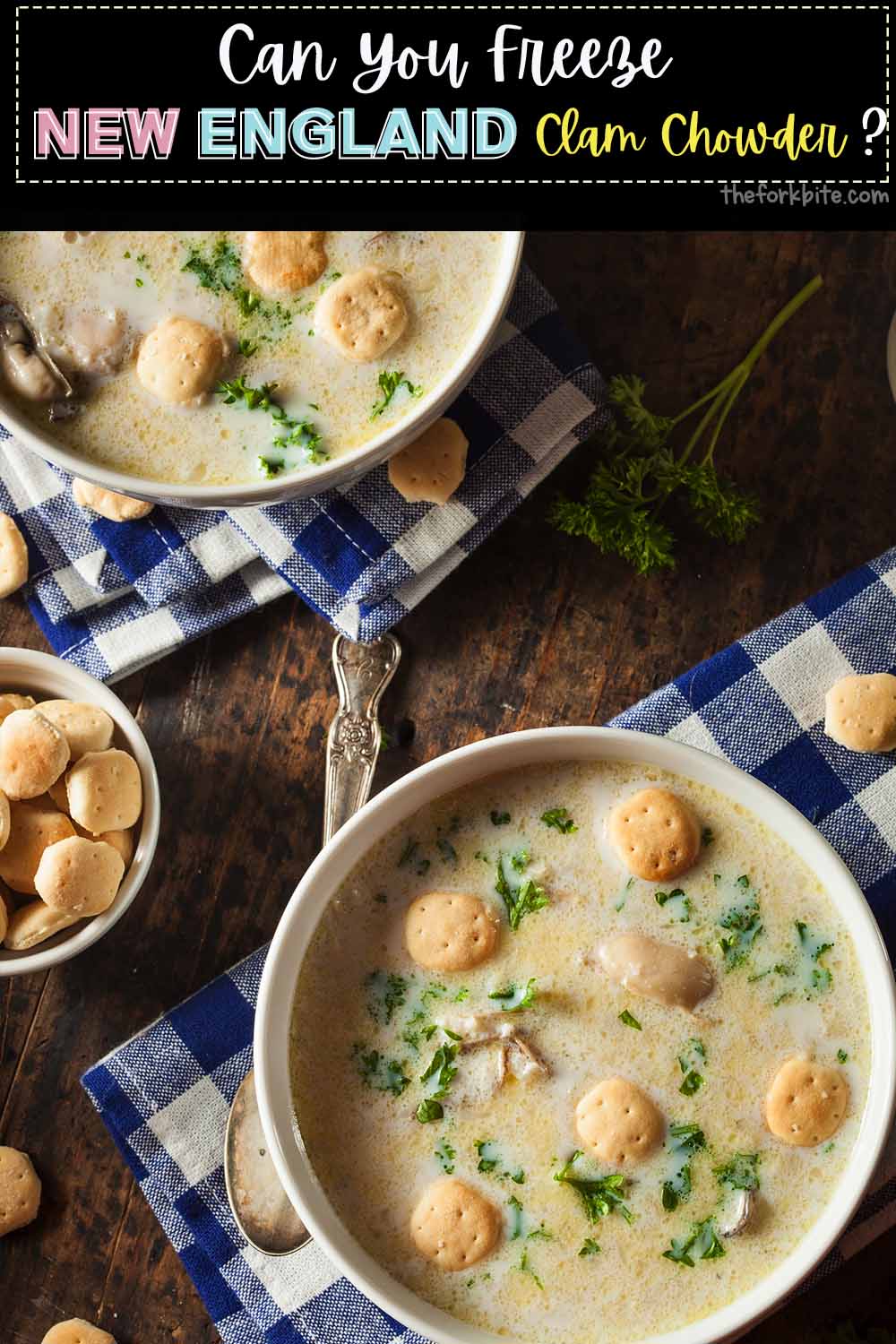 Can you freeze clam chowder made with milk?