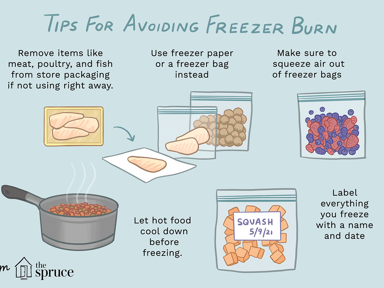 Can you freeze cooked food to eat later?